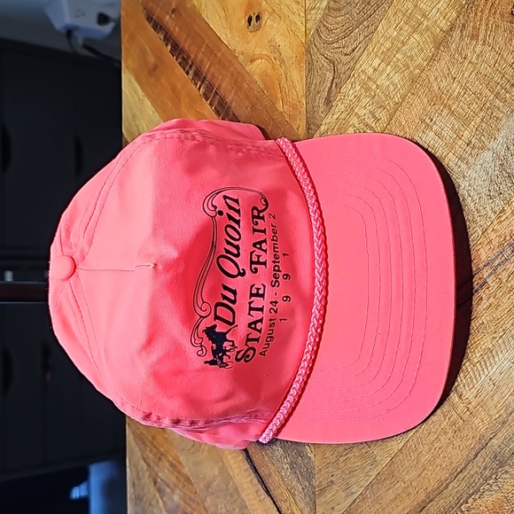 Vintage | Accessories | Vintage Duquoin State Fair Pink Hat | Poshmark
